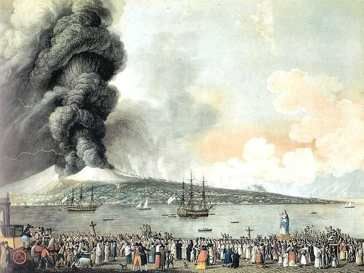 The Long History of Tourism at Pompeii and Mount Vesuvius — History is ...