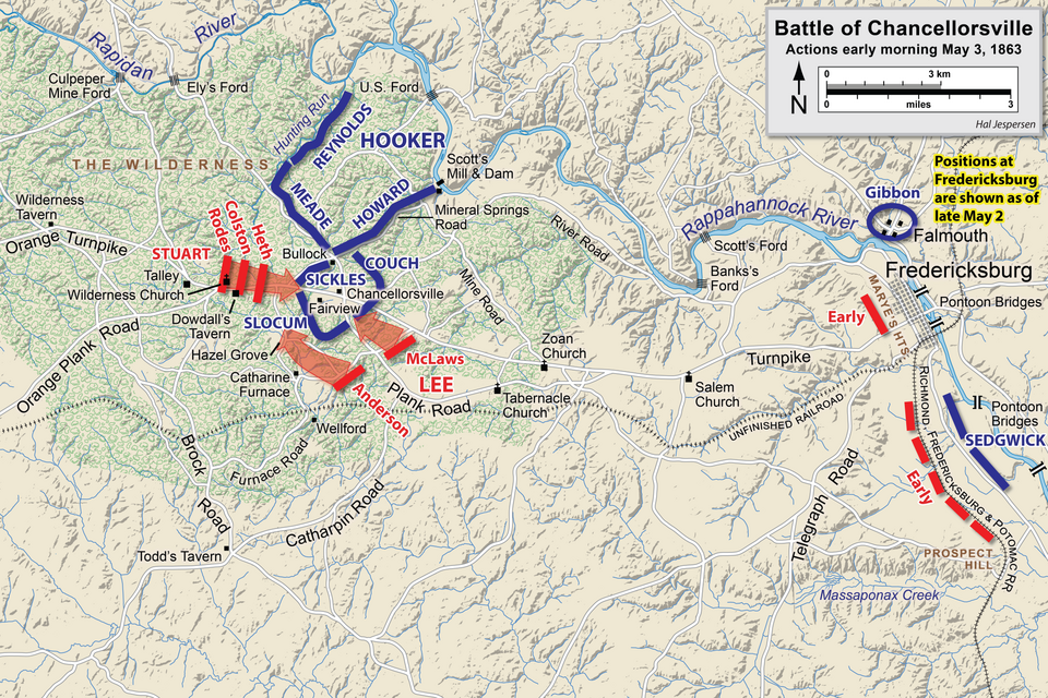 The 1863 Battle of Chancellorsville in the U.S. Civil War — History is ...