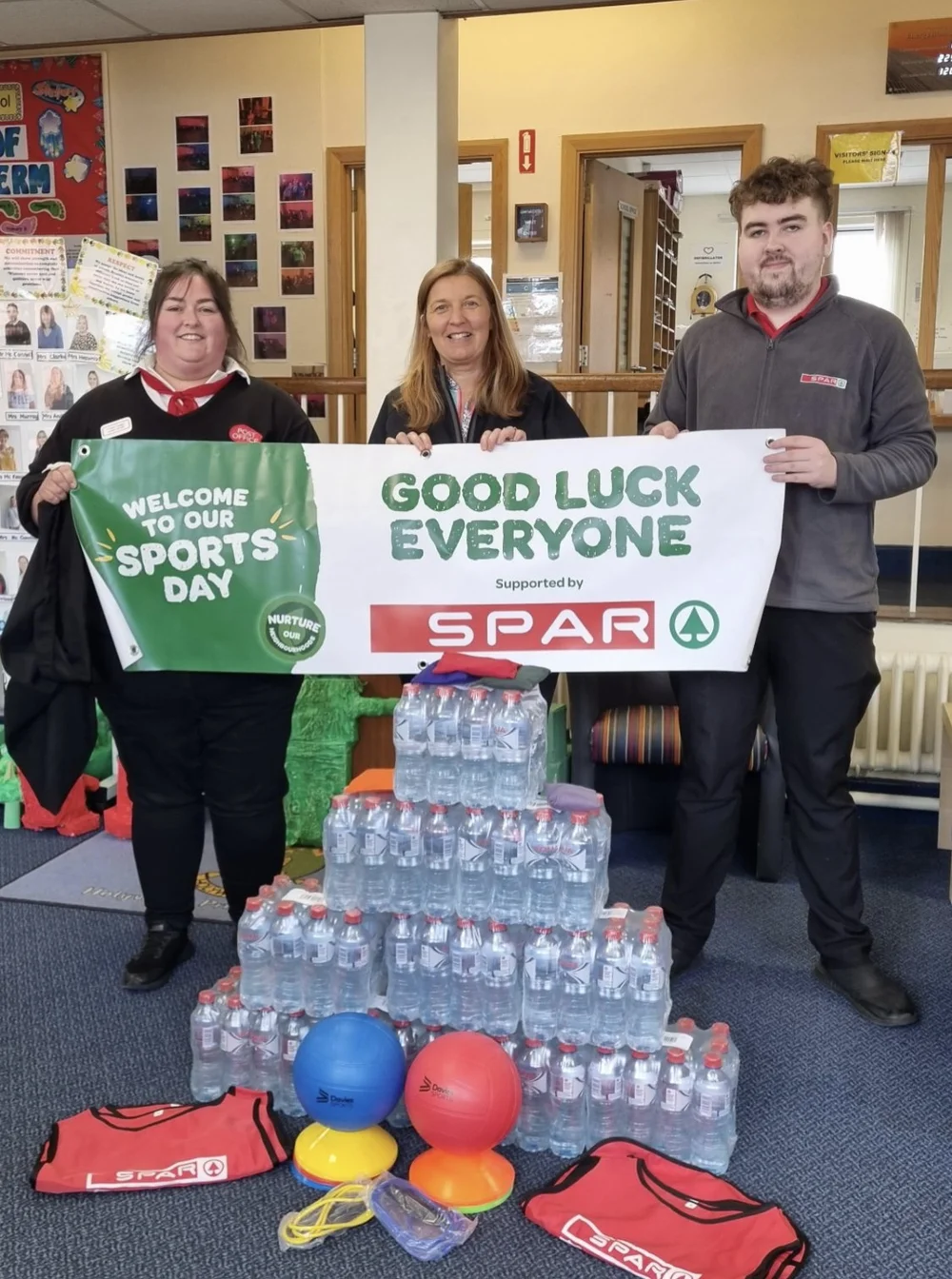 Keeping active with the help of Spar, Torgrange — Holywood Primary School