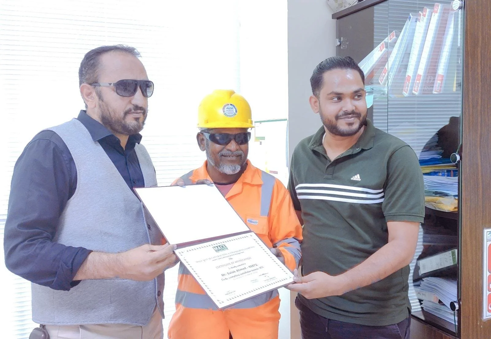 Best HSE employee of the Month — MACE QATAR - Contracting and ...