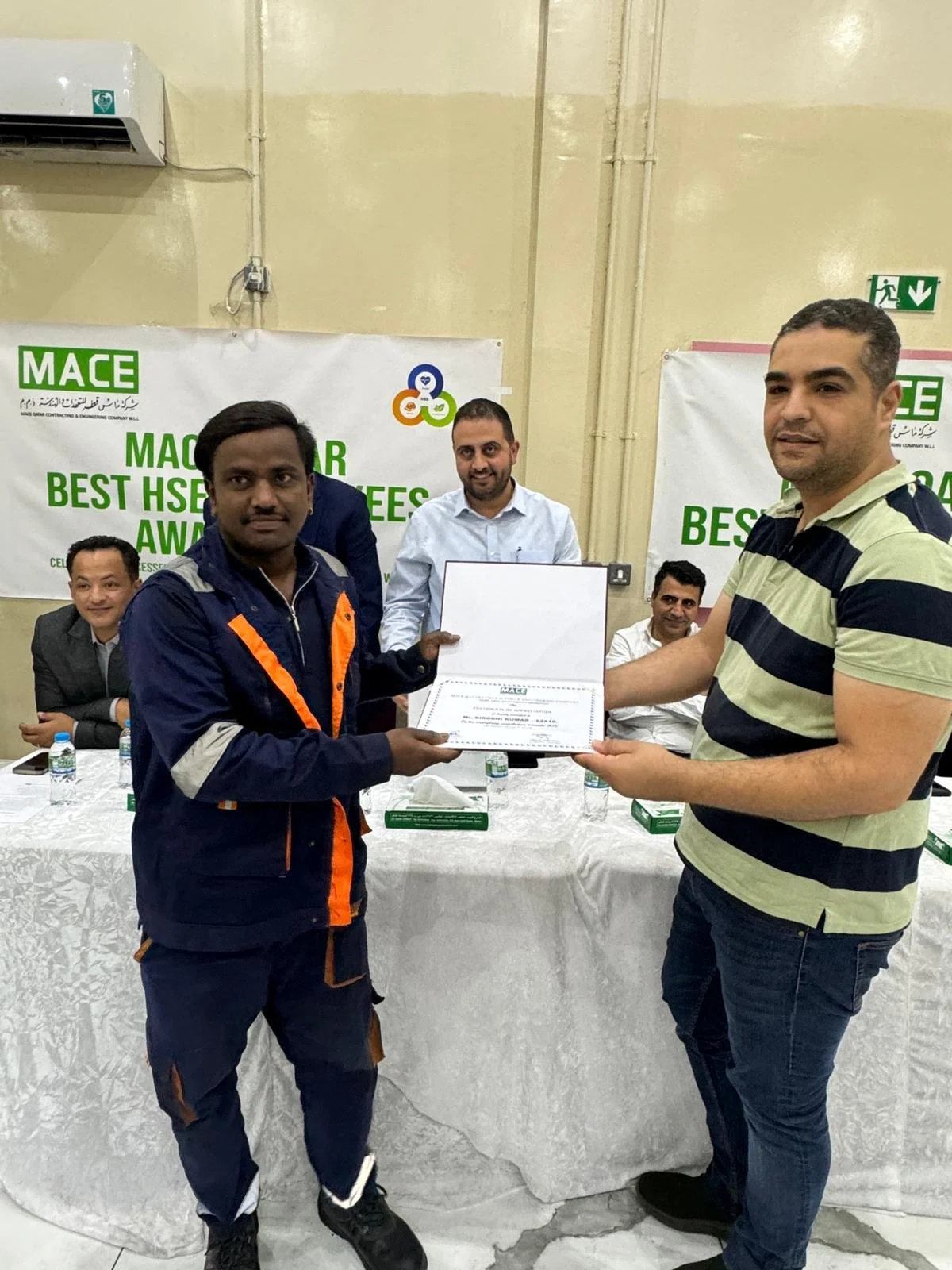 MACE QATAR BEST HSE EMPLOYEES AWARD DAY — MACE QATAR - Contracting and ...