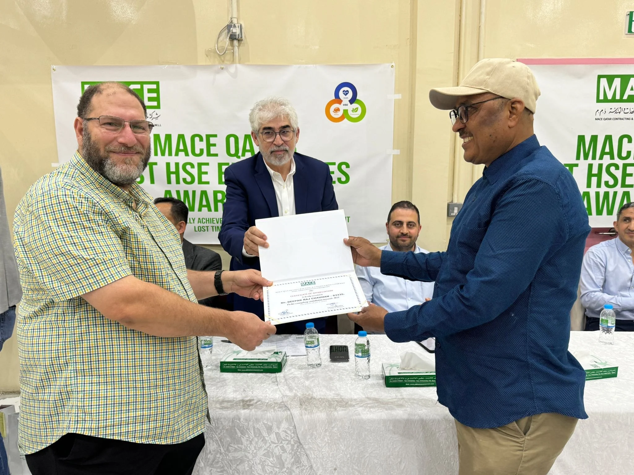 MACE QATAR BEST HSE EMPLOYEES AWARD DAY — MACE QATAR - Contracting and ...
