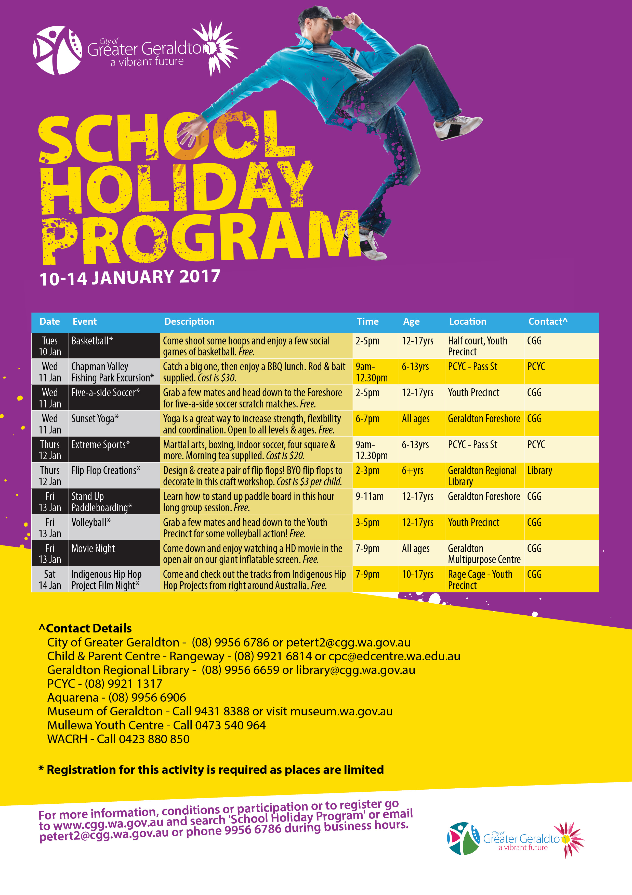 Here's what's happening during the School Holidays - Everything Geraldton