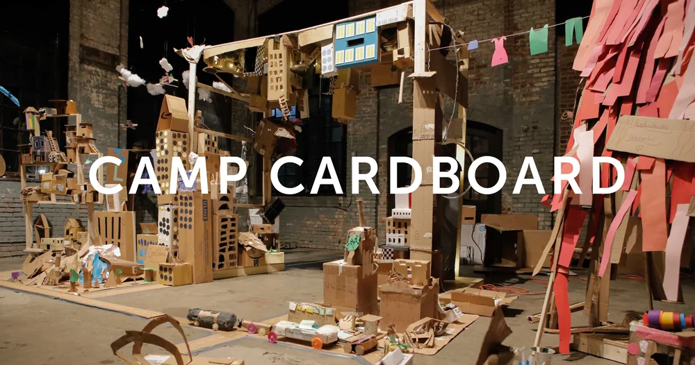 camp cardboard — kite's nest