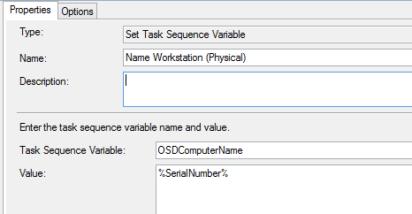 Dynamically Set Hostname in SCCM Task Sequence — Dan Letsinger