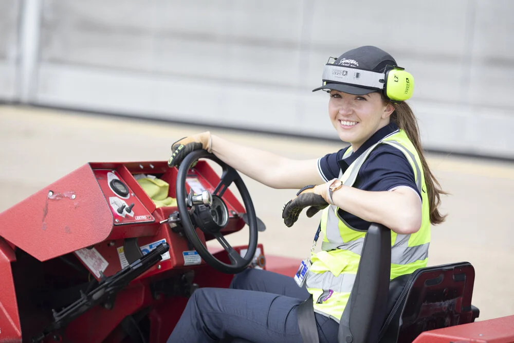 At work in the airport with Signature Aviation