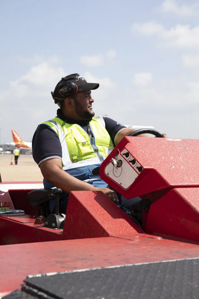 At work in the airport with Signature Aviation
