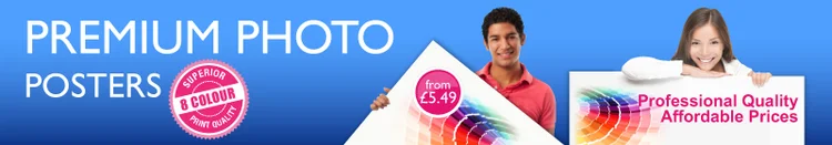 Premium Posters - 260gsm Satin/Gloss | Poster Pigeon UK