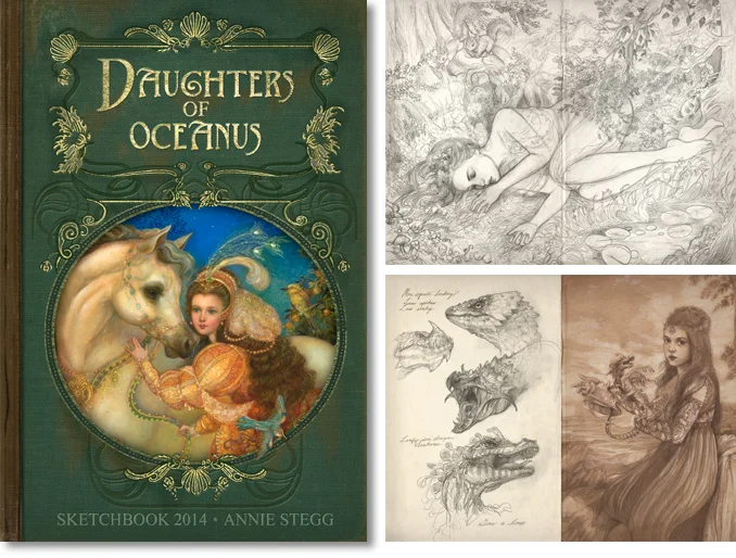 Daughters of Oceanus Sketchbook — Annie Stegg