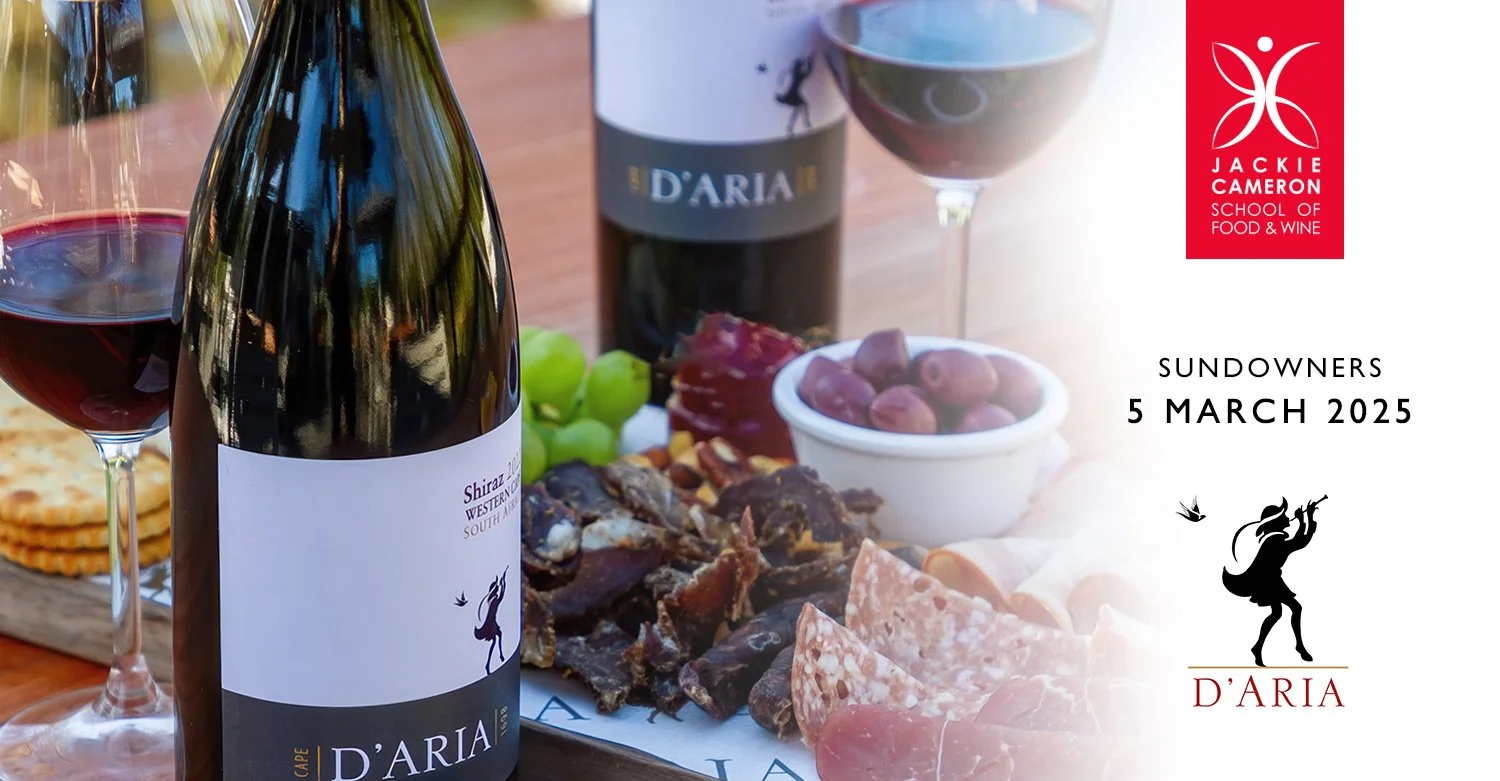 Sundowners with D'Aria Winery - Wednesday 5 March 2025 — Jackie Cameron ...