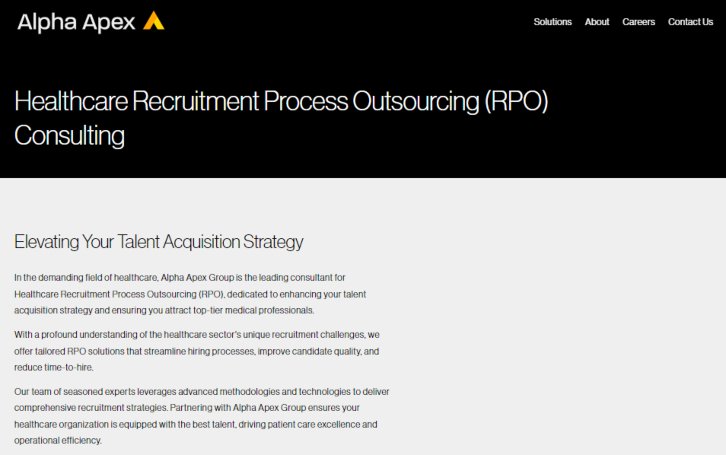 Top 11 Healthcare RPO Consulting Companies — Jake Jorgovan