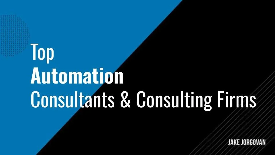Top 11 Industrial AI Consulting Firms — Jake Jorgovan