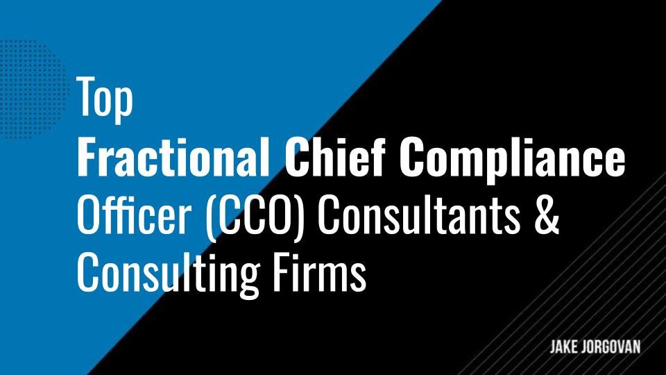Top 11 Interim & Fractional CPO Consultants — Jake Jorgovan
