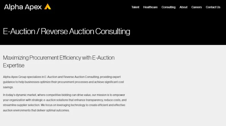 Top 11 E Auction / Reverse Auction Companies, Consultants, Services ...