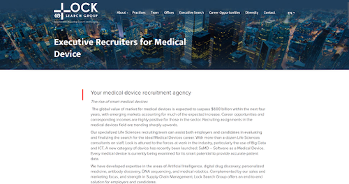 June 2025: Top 13 Medical Device Executive Search Firms — Jake Jorgovan