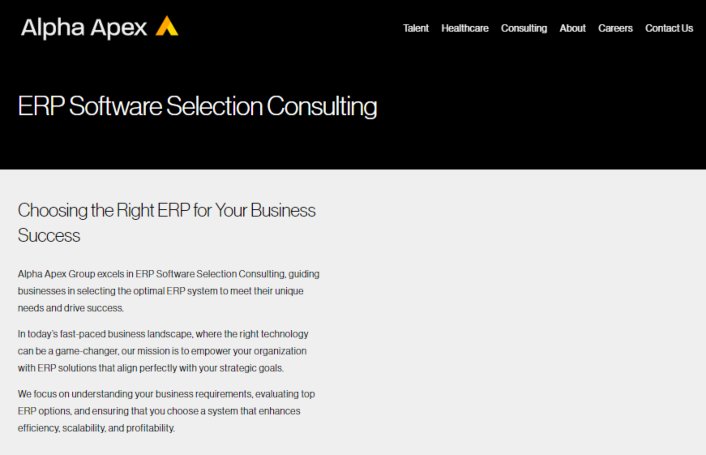 Top 11 ERP Software Selection Consultants — Jake Jorgovan