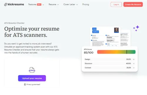 Top 10 ATS Friendly Resume Checkers, Scanners, & Templates (Applicant ...