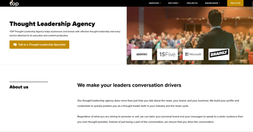 Top 29 Thought Leadership Agencies for 2024 and Beyond — Jake Jorgovan