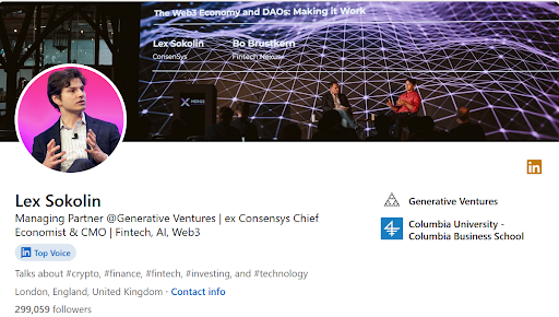 30 Thought Leaders in the Financial Industry — Jake Jorgovan