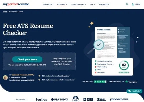 Top 10 ATS Friendly Resume Checkers, Scanners, & Templates (Applicant ...