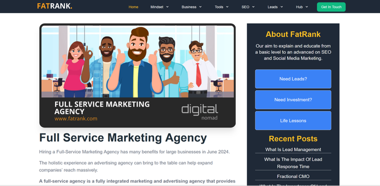 Top 31 Full-Service Marketing Agencies As Of 2025 — Jake Jorgovan