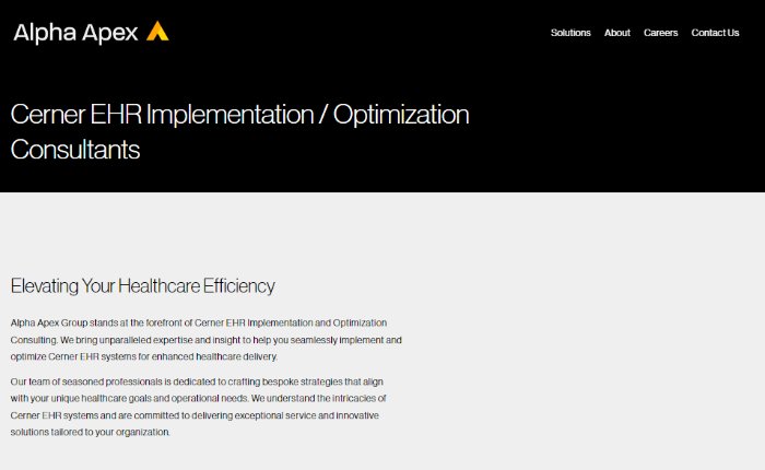 Top 11 Cerner EHR Implementation / Optimization Consultants — Jake Jorgovan