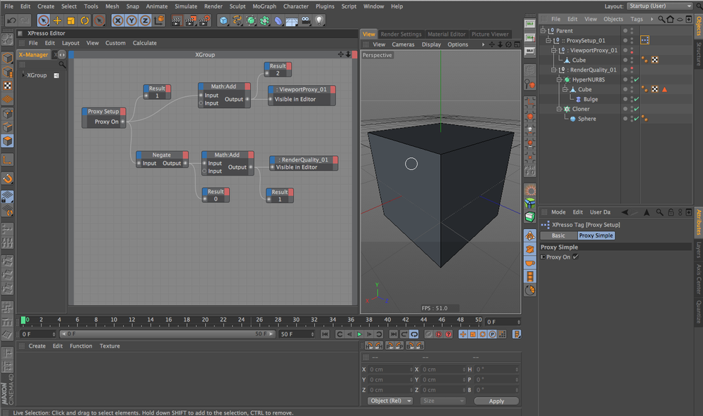 C4D Scene Speed: Proxy Setups — Matt Frodsham : Motion Design
