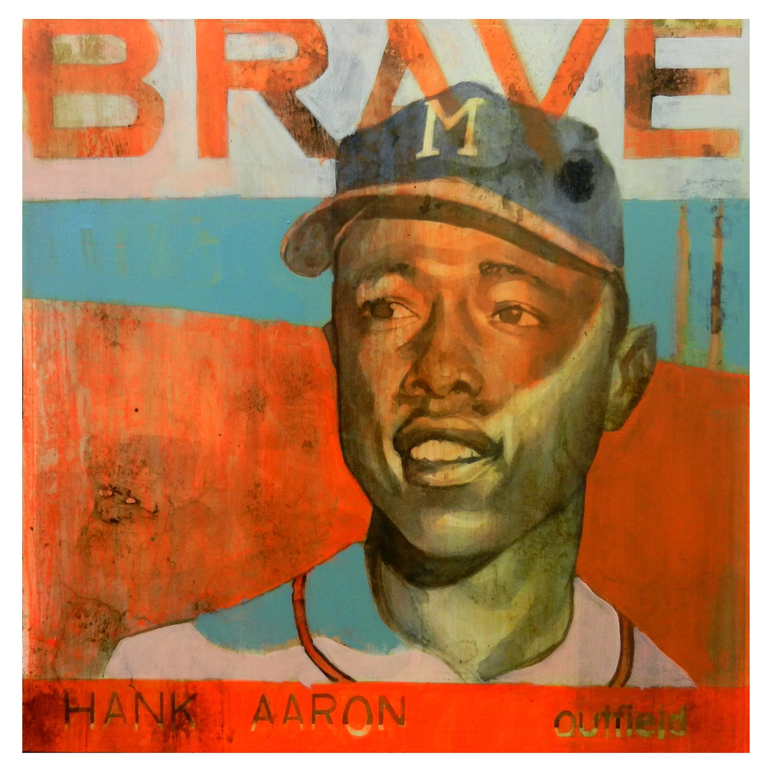 Hank Aaron - Finished Piece — Pete Sack Art