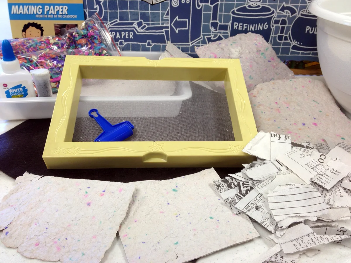 Making Recycled Paper at Home — Dalton-Whitfield Solid Waste Authority