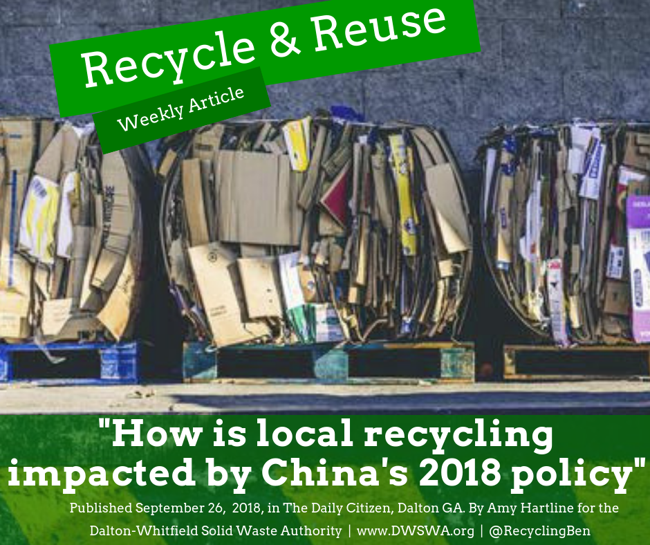 How is Local Recycling Impacted by China's "National Sword" policy ...