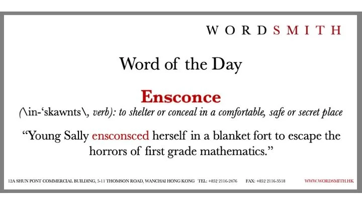 Word of the Day — Wordsmith - Copywriting and Speechwriting in Hong Kong