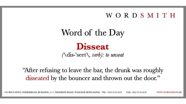 Word of the Day — Wordsmith - Copywriting and Speechwriting in Hong Kong