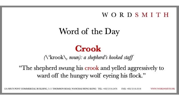 Word of the Day — Wordsmith - Copywriting and Speechwriting in Hong Kong