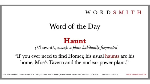 Word of the Day — Wordsmith - Copywriting and Speechwriting in Hong Kong