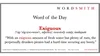 Word of the Day — Wordsmith - Copywriting and Speechwriting in Hong Kong