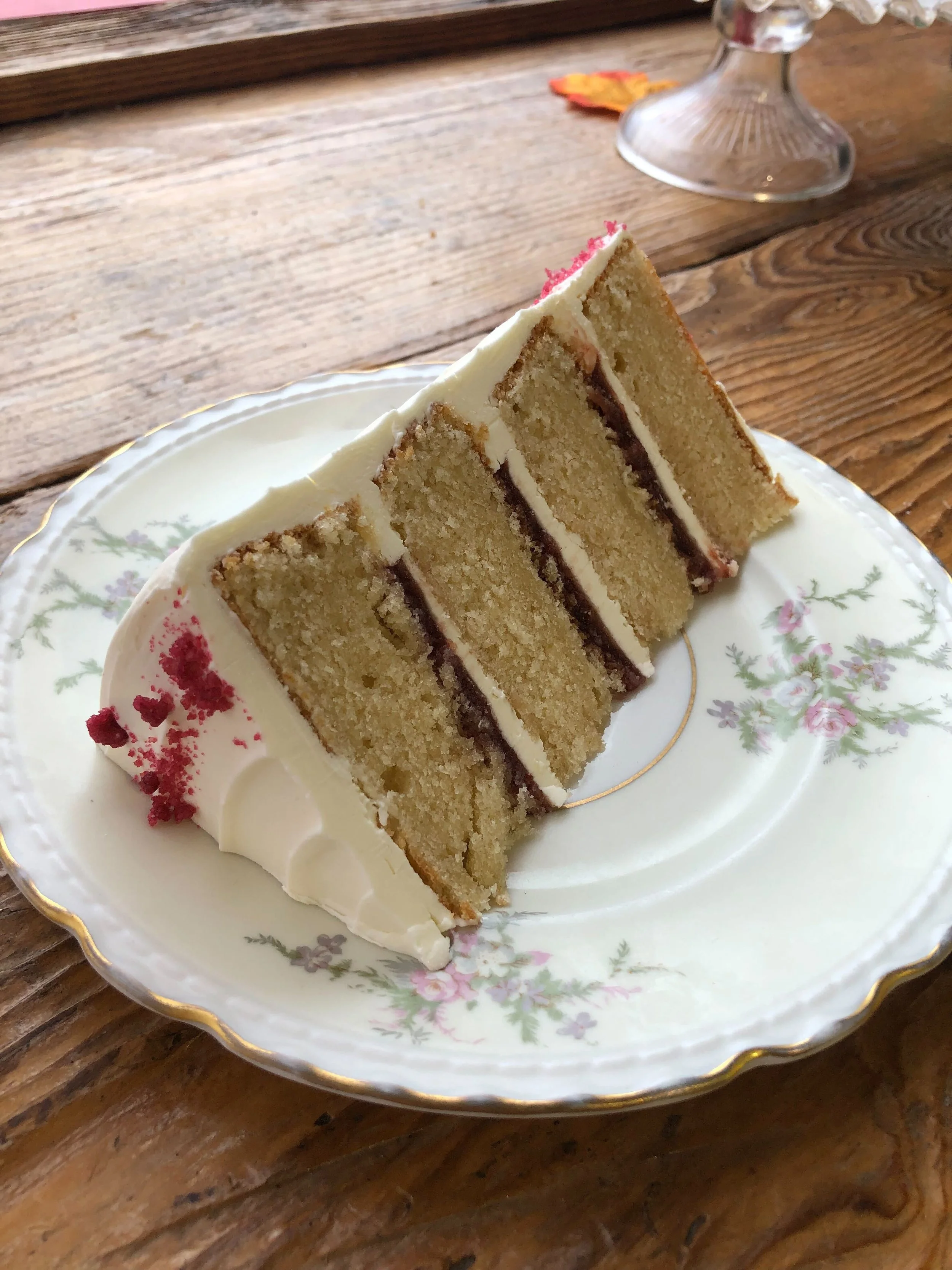 Vanilla Almond Raspberry Cake PREORDER — Farina Bakery | Handcrafted ...
