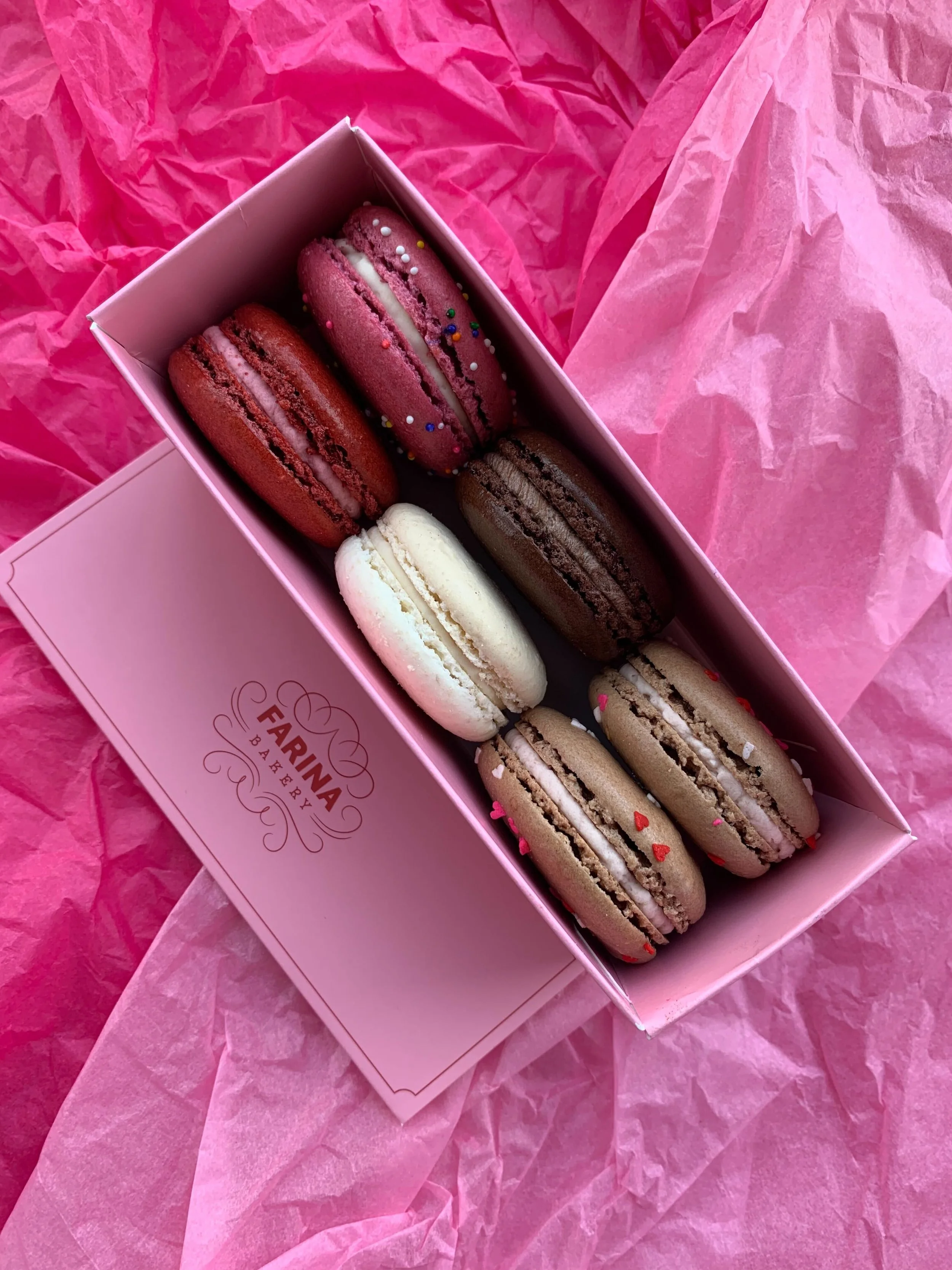 Farina Bakery | Handcrafted Macarons, Pastries, Cupcakes and Cake Slices