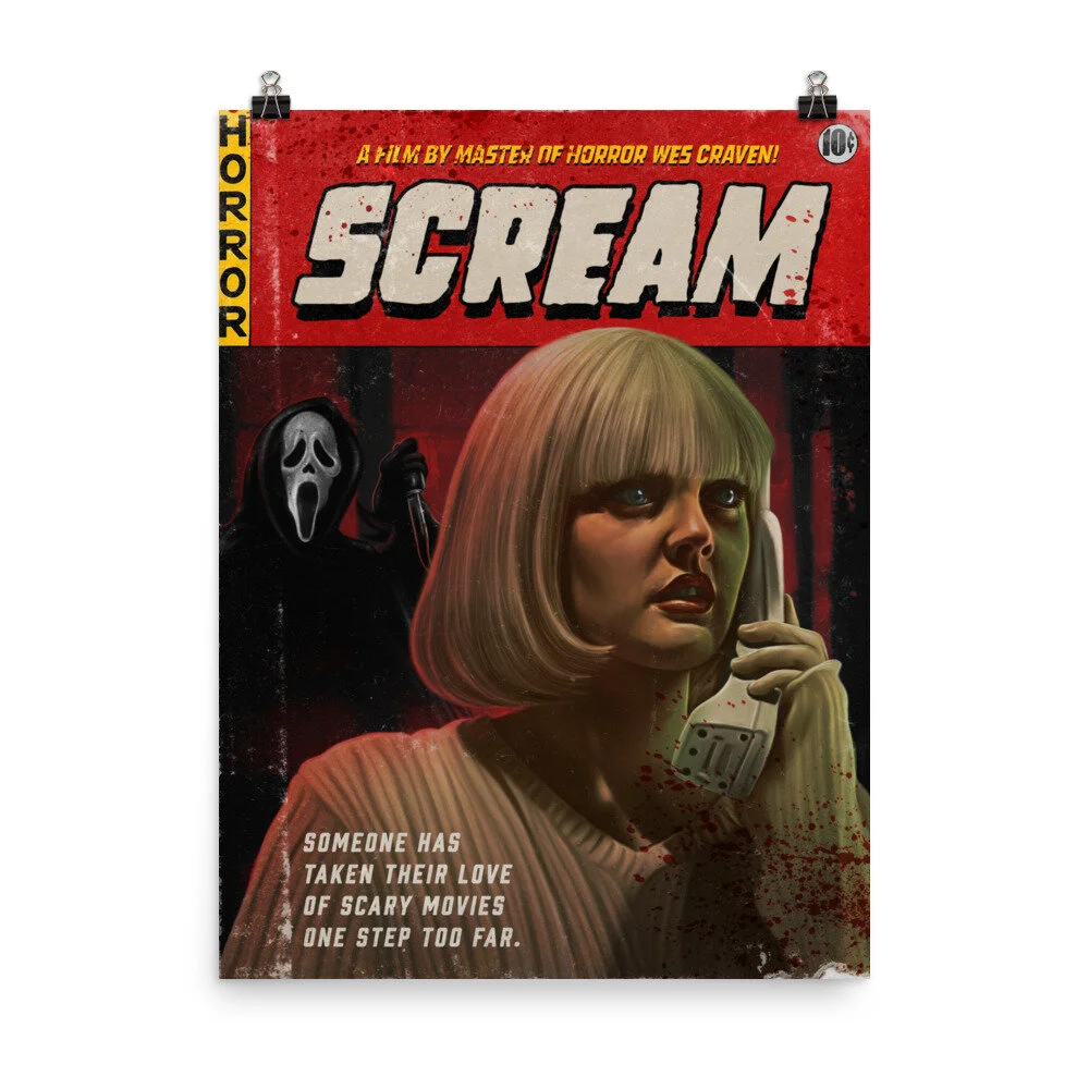 18x24 Retro "SCREAM" Print — Laz Marquez