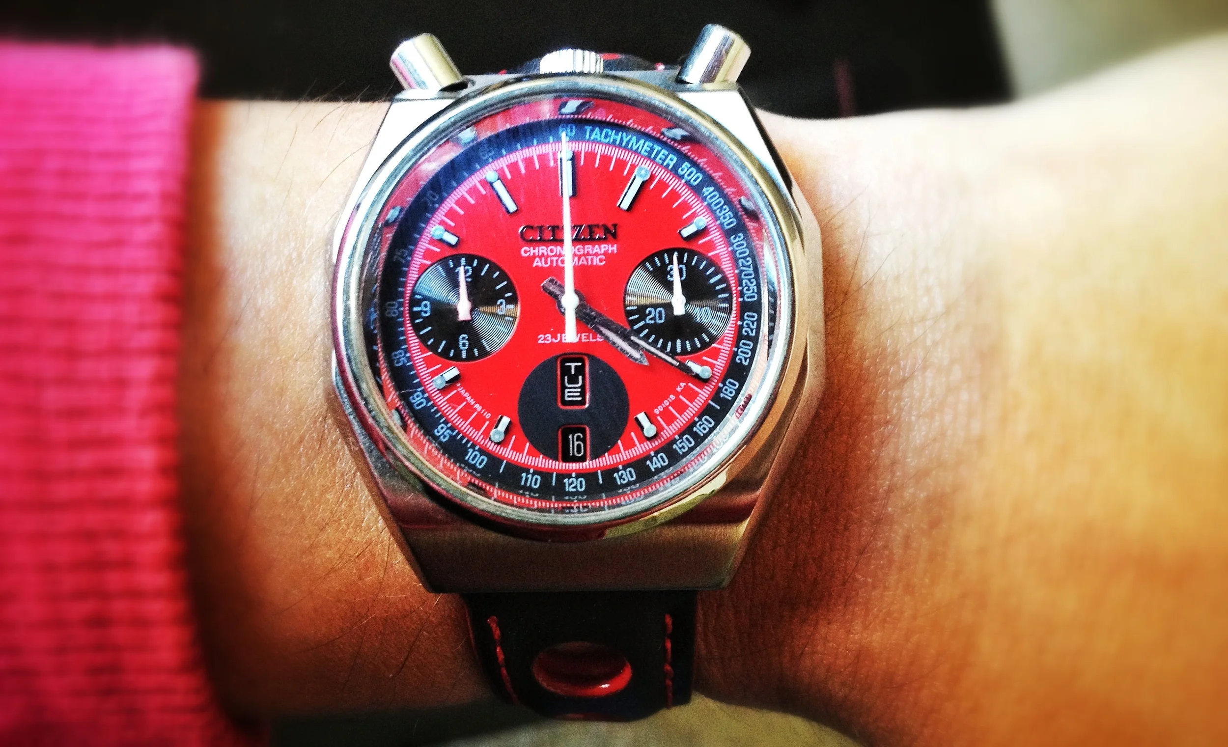 New Watch: 1976 Citizen Bullhead Automatic Chronograph — Schneider Fine Art