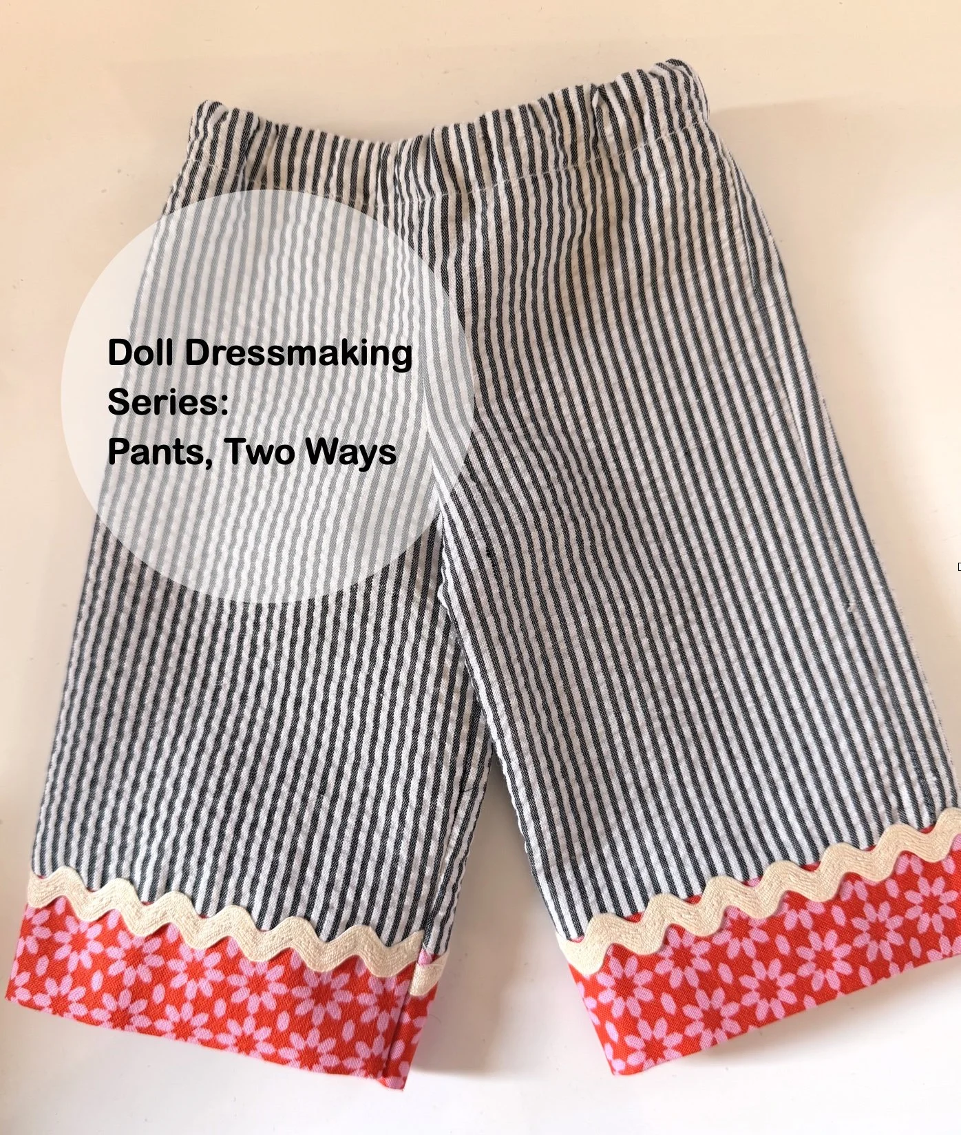 Hopw to sew doll pants — Phoebe&Egg