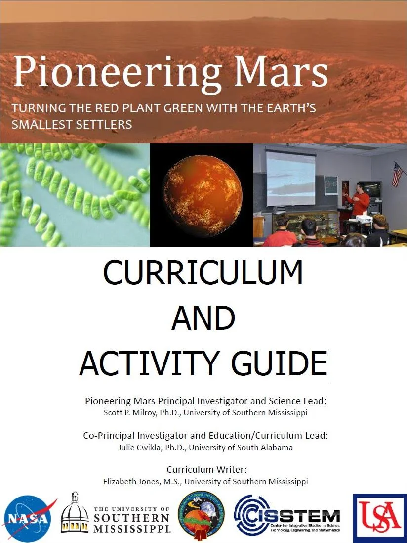 Middle Grades Materials — Pioneering Mars