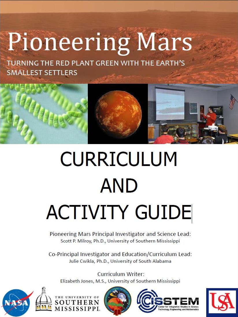 Middle Grades Materials — Pioneering Mars