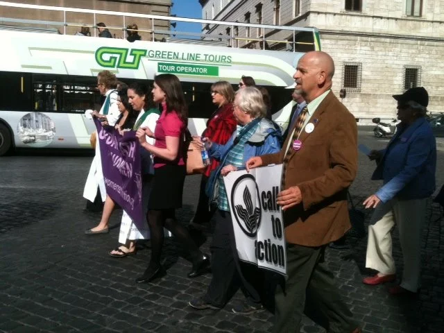 Vigil with Roy Bourgeois Rome (October 2011) — Women's Ordination Worldwide