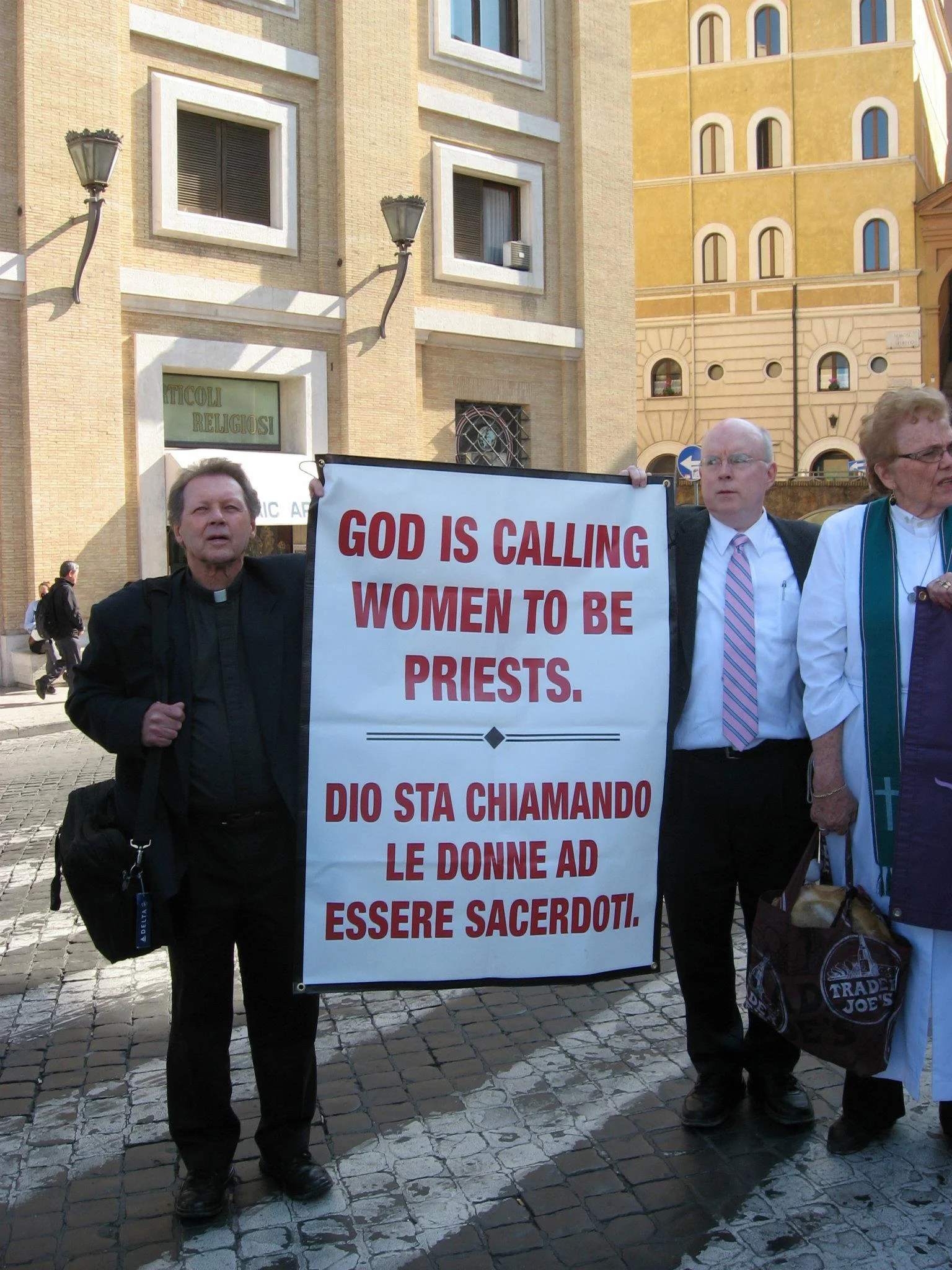 Vigil with Roy Bourgeois Rome (October 2011) — Women's Ordination Worldwide