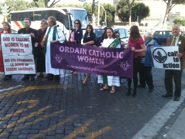 Vigil with Roy Bourgeois Rome (October 2011) — Women's Ordination Worldwide