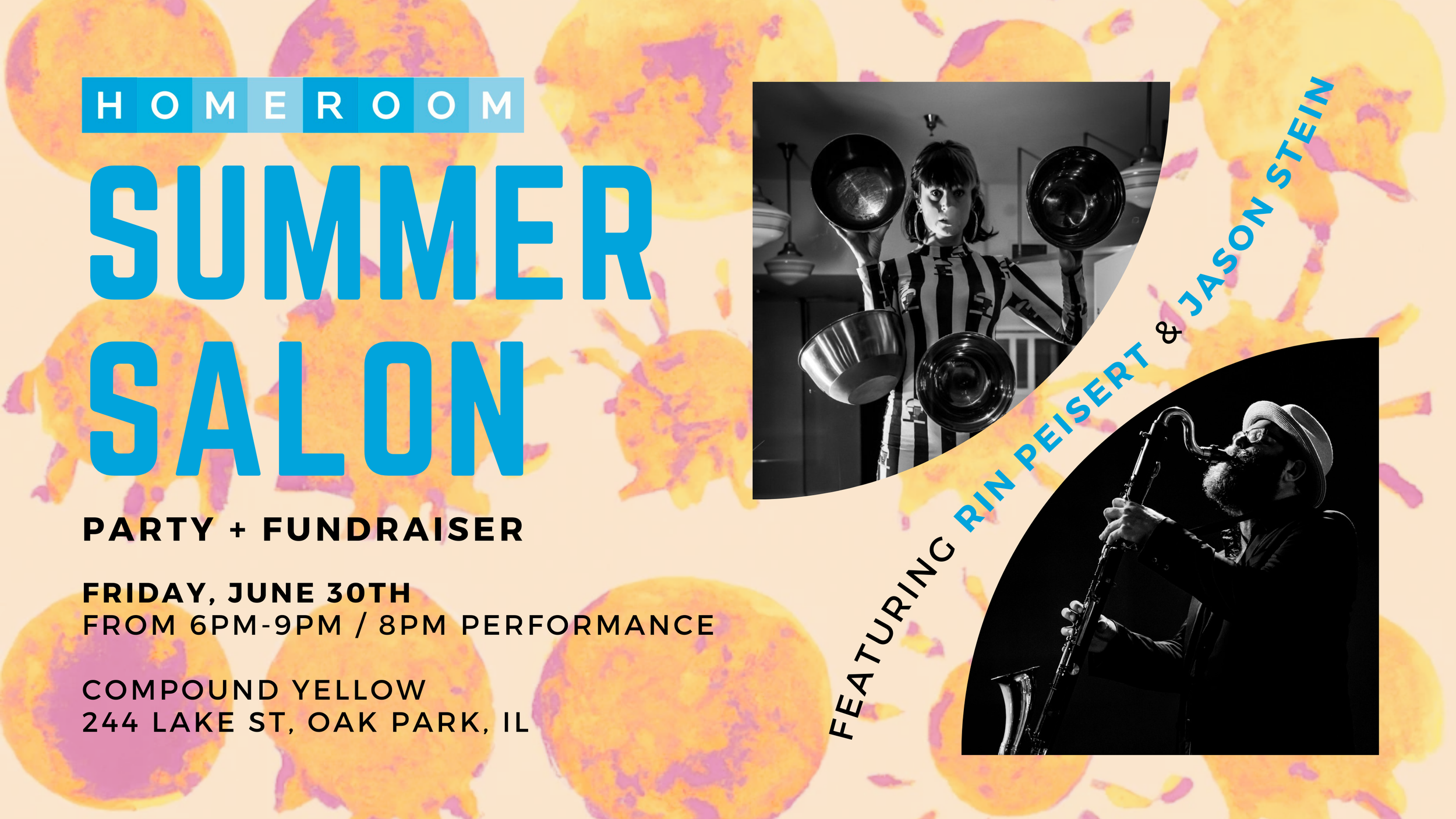 Summer Salon Party + Fundraiser — Homeroom