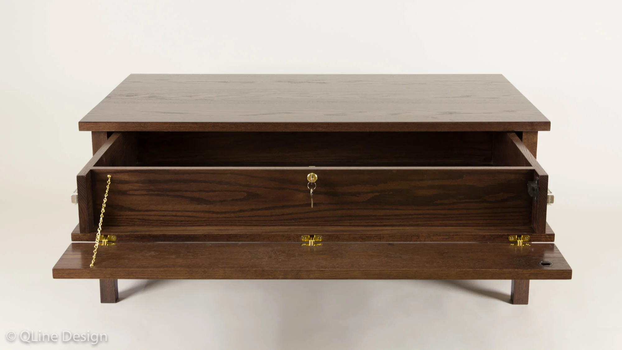 QLine SafeGuard Coffee Table - Mission Style | QLine Design