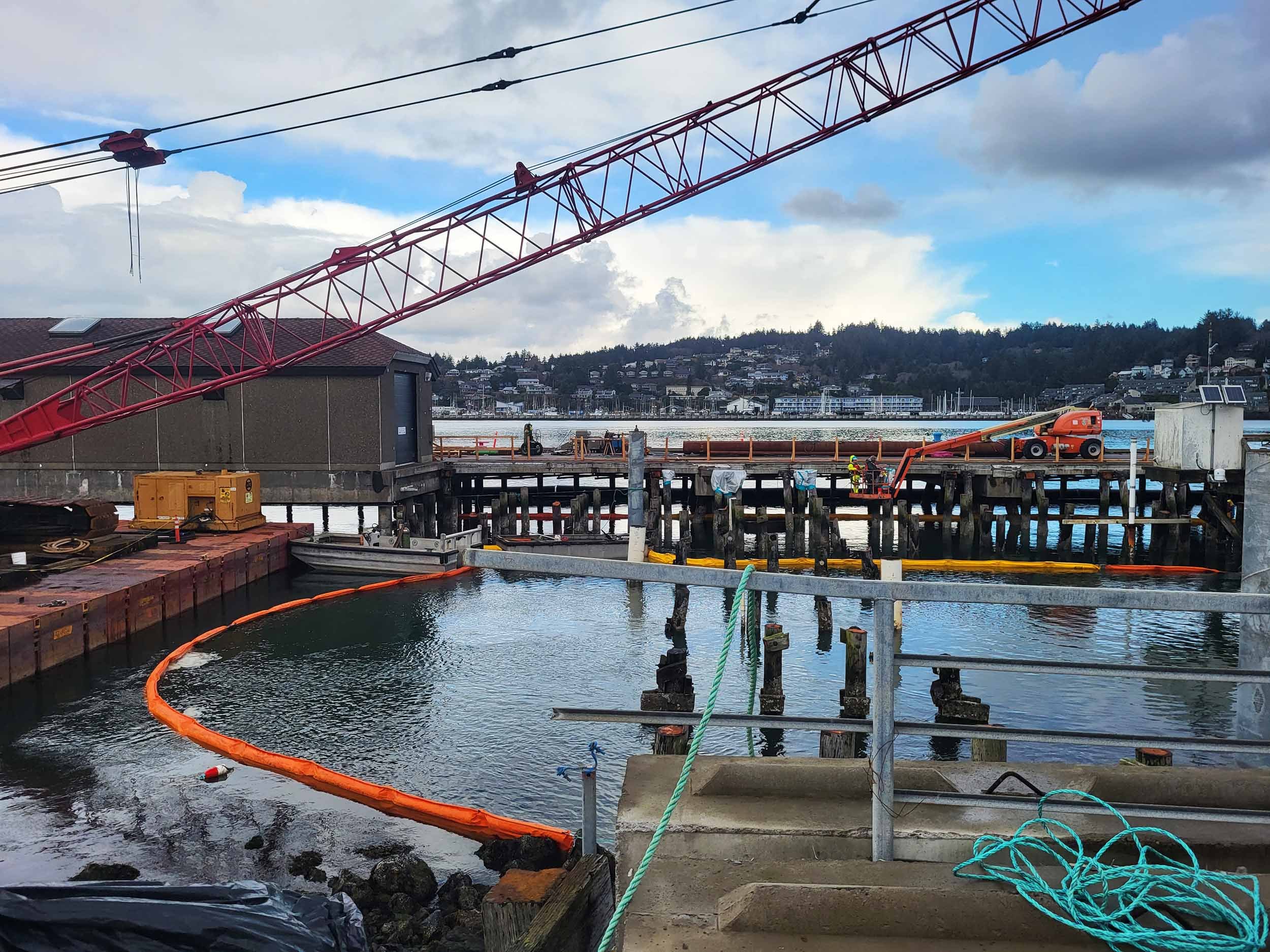 Construction Update: OSU Ship Operations Dock Renewal — ROWELL BROKAW