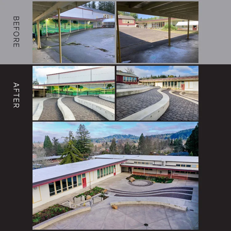 The Village School Courtyard Design — ROWELL BROKAW
