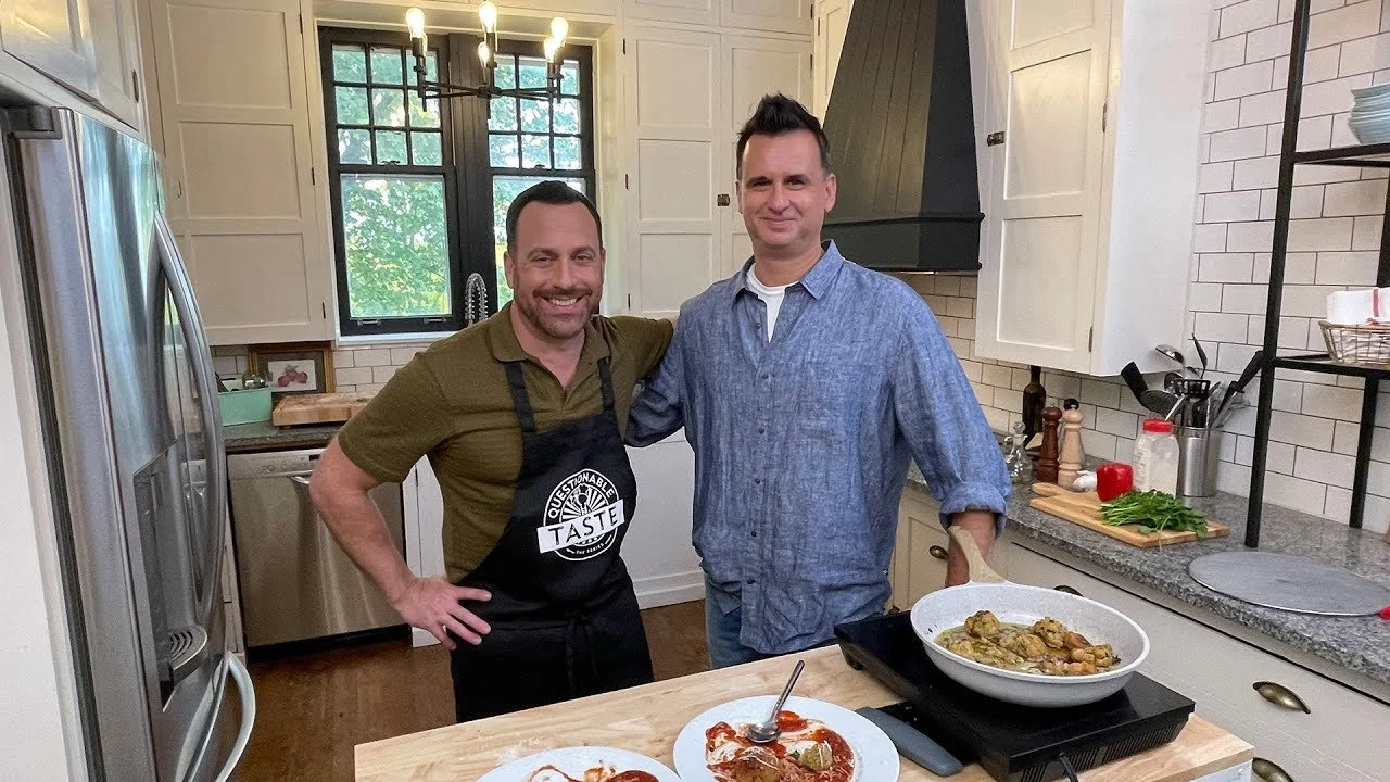 Pete Dalliday Hits the Kitchen For An Episode Taping of Cooking Show ...